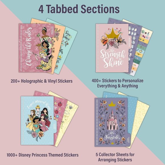 Toys | 100 Collectible Disney Princess Decorate Phones Notebook ...